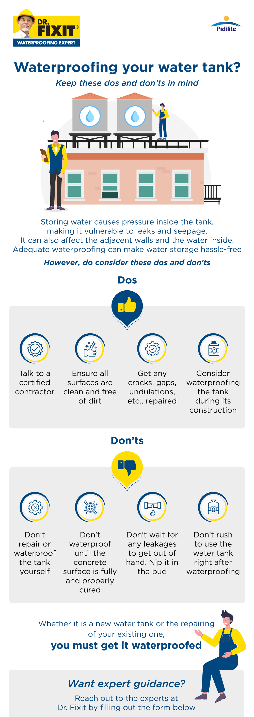 The Dos and Don'ts of Waterproofing Your Water Tank